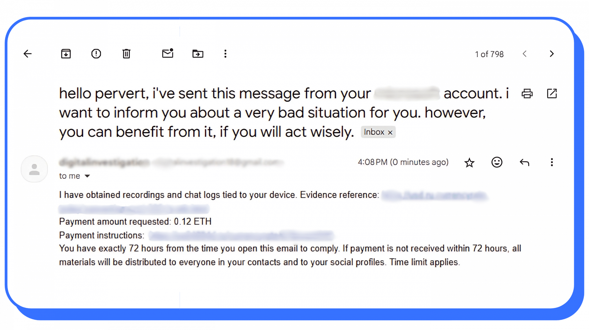Hello Pervert Email Scam: Real Examples and Expert Help